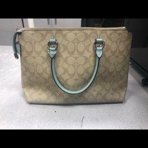 Coach | Bags | Coach F3889 Signature Mini Emma Satchel Light | Poshmark